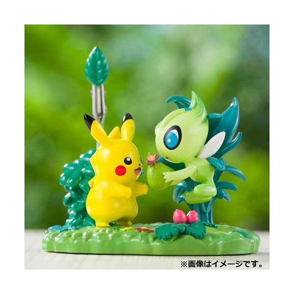 Pokemon: Memo Stand - Pikachu & Celebi | Nin-Nin-Game.com