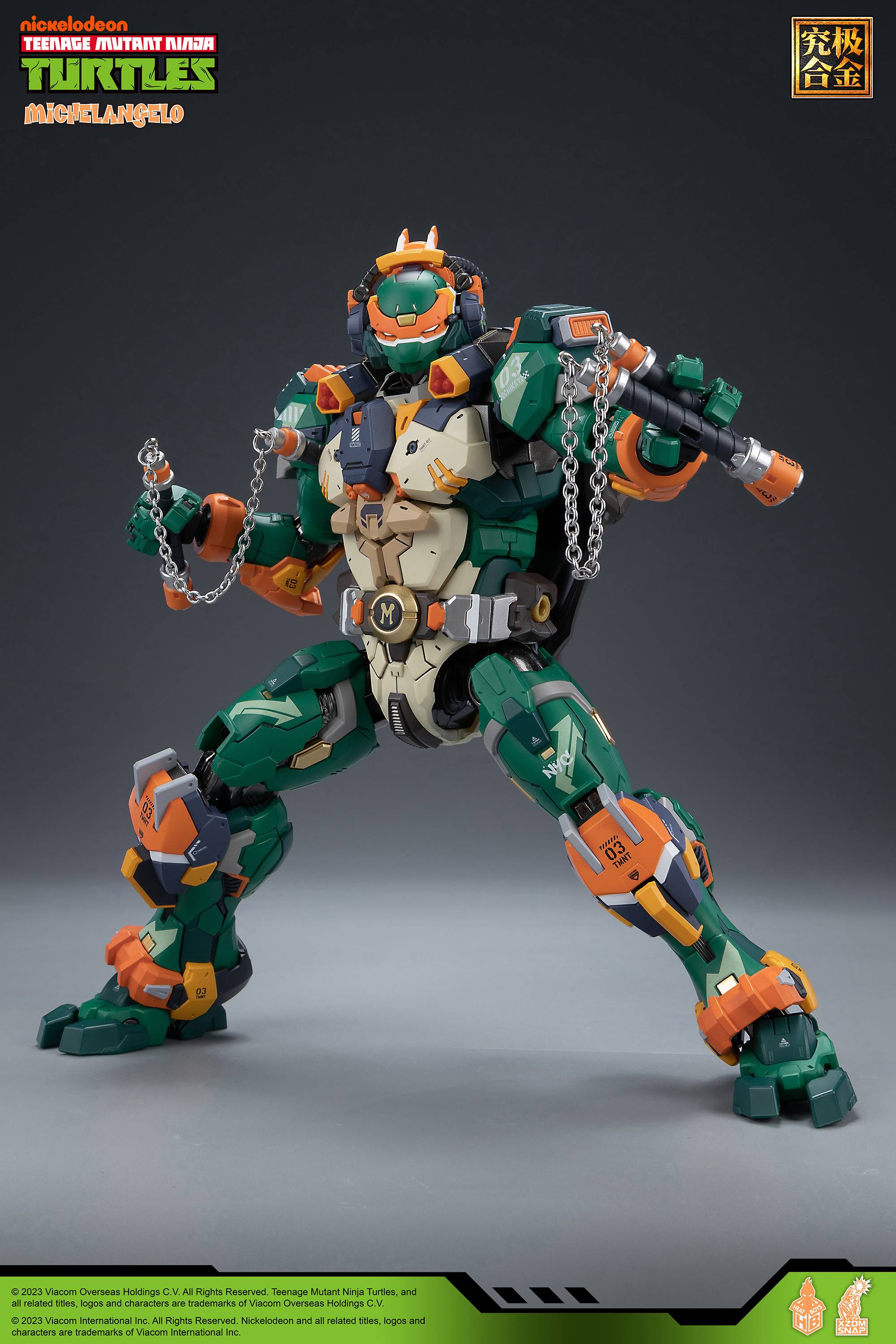 Teenage Mutant Ninja Turtles: HB0014 - Michelangelo Alloy Action Figure ...