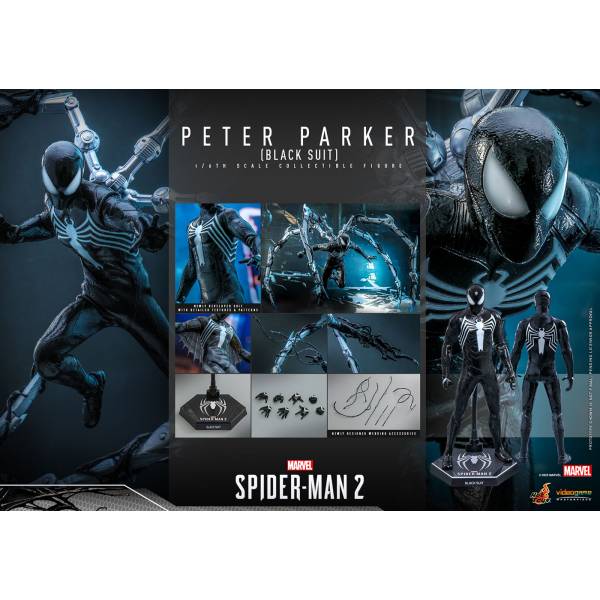 Video Game Masterpiece: Marvel's Spider-Man 2 - 1/6 Peter Parker (Black ...