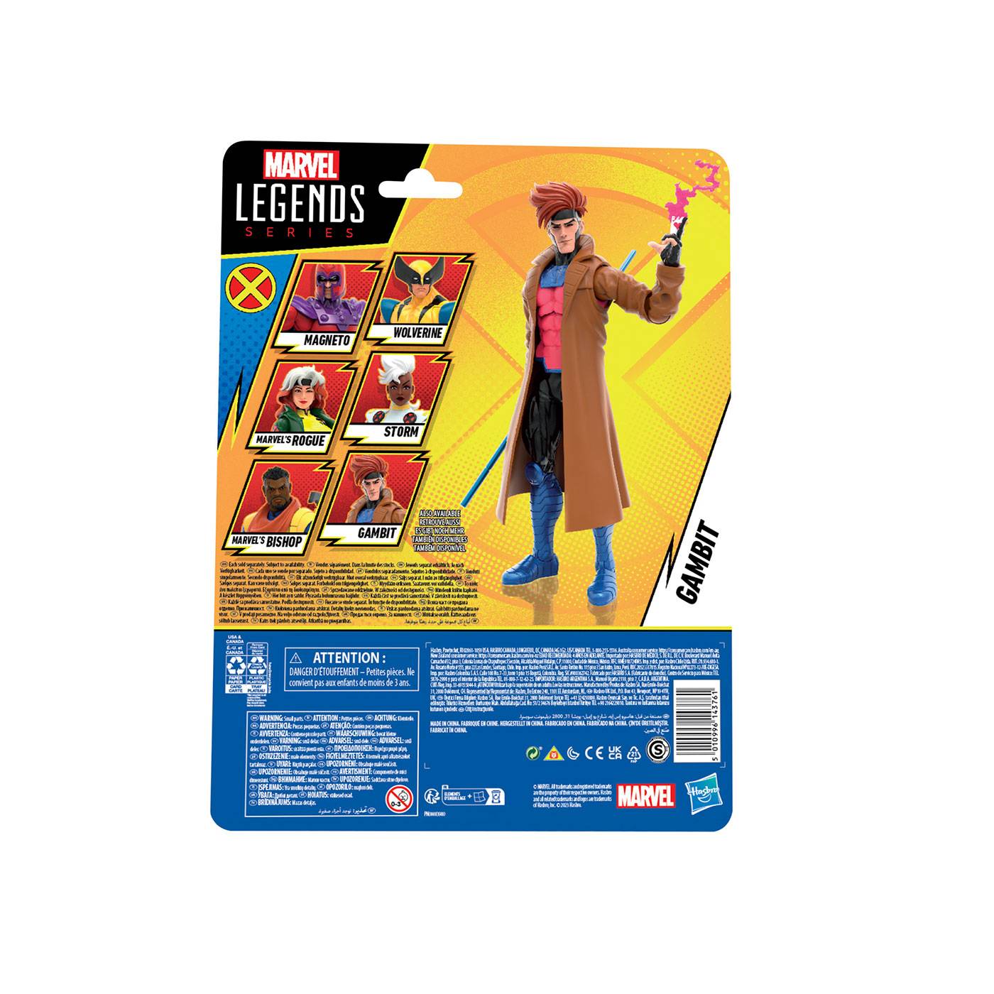 Hasbro : Marvel Legends Classic - X-Men '97 Series - Gambit [Hot Toys ...