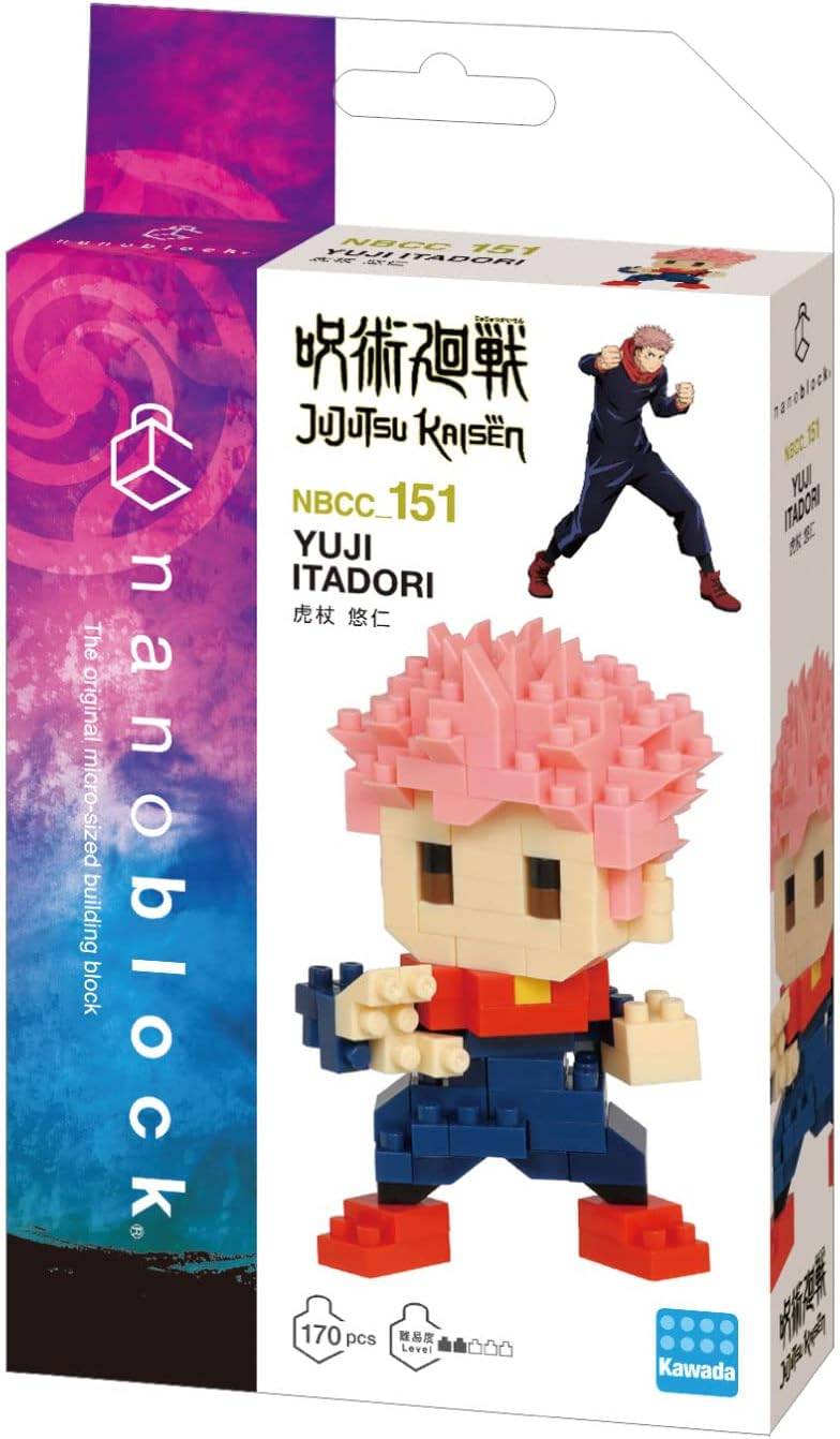 Nanoblock: Jujutsu Kaisen - Yuji Itadori (170 Pieces) [Kawada] - Nin ...