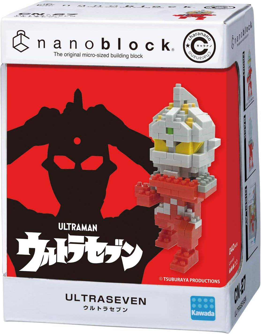 Nanoblock: Charanano - Ultra Seven (240 Pieces) [Kawada] - Nin-Nin-Game.com