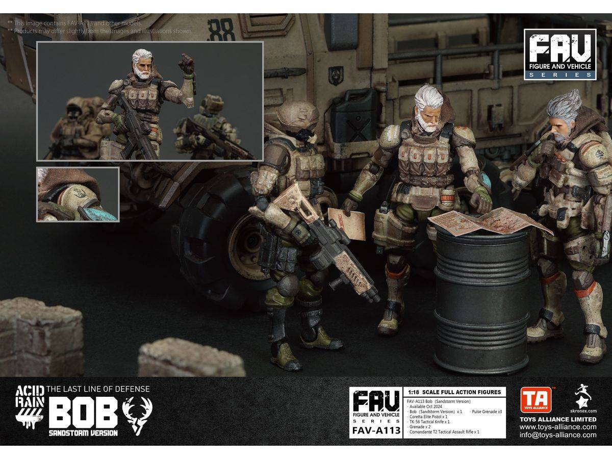 Acid Rain: FAV-A113 - Bob (Sandstorm Ver.) 1/18 [Toys Alliance Limited ...