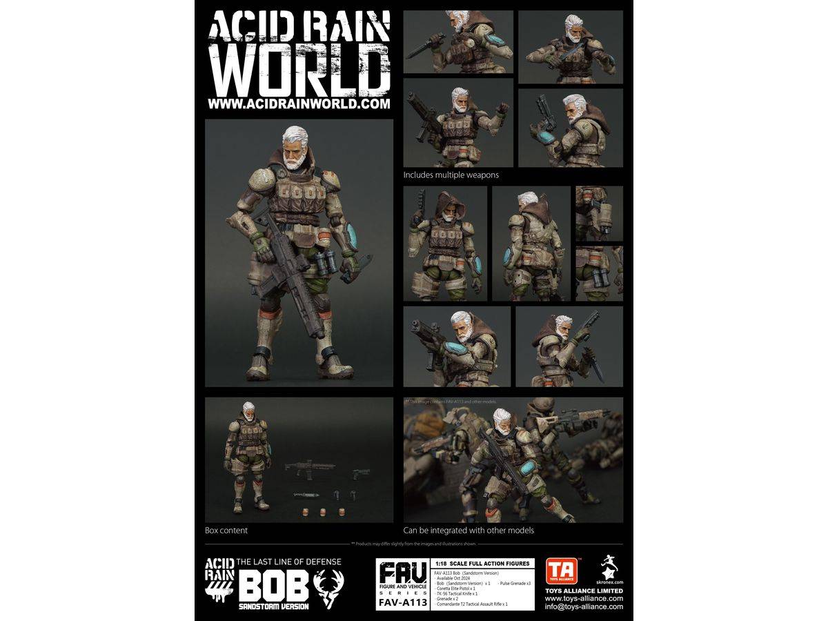 Acid Rain: FAV-A113 - Bob (Sandstorm Ver.) 1/18 [Toys Alliance Limited ...
