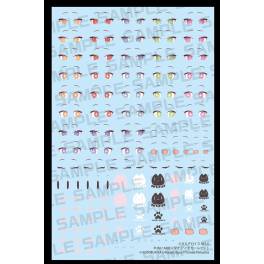 M.S.G: Megami Device - PUNI MOFU MAO EYE Decals Set [Kotobukiya] - Nin ...
