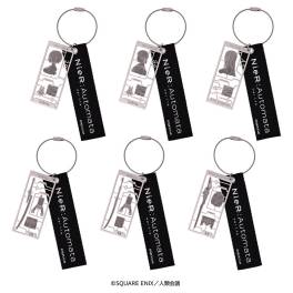 NieR: Automata Ver 1.1a: Metallic Runner Ring Keychain (6 Piece / Box ...
