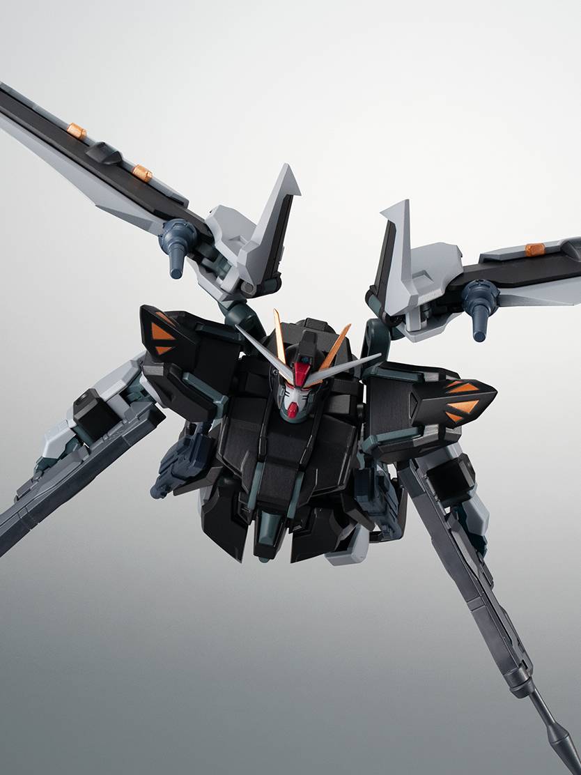 Robot Spirits Side MS: Mobile Suit Gundam SEED - GAT-X105E＋AQM/E-X09S - Strike Noir Gundam Ver ...
