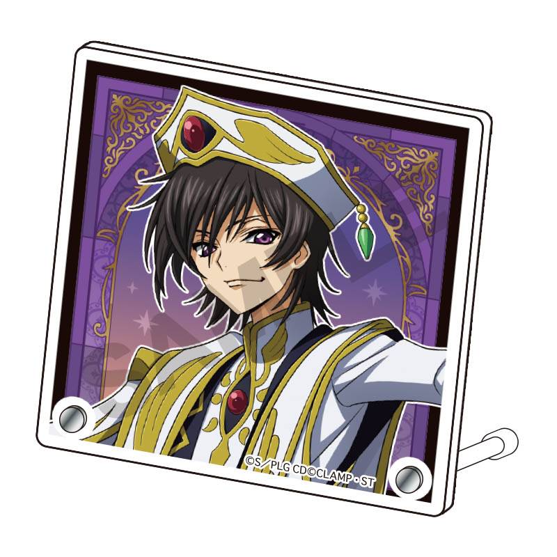 Code Geass Lelouch Of The Rebellion Mini Acrylic Panel Emperor Lelouch Reissue Crux