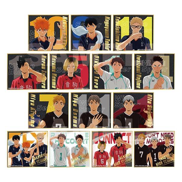 Haikyuu!!: Visual Shikishi Collection Vol. 8 (14 Packs / Box) [Ensky ...