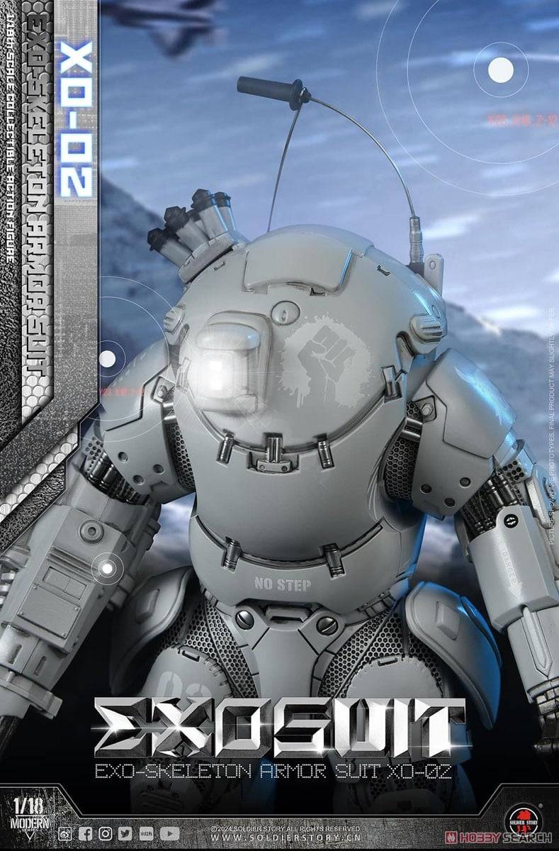 EXOSUIT 1/18: Exo-Skeleton Armor Suit XO-02 [Soldier Story] - Nin-Nin ...