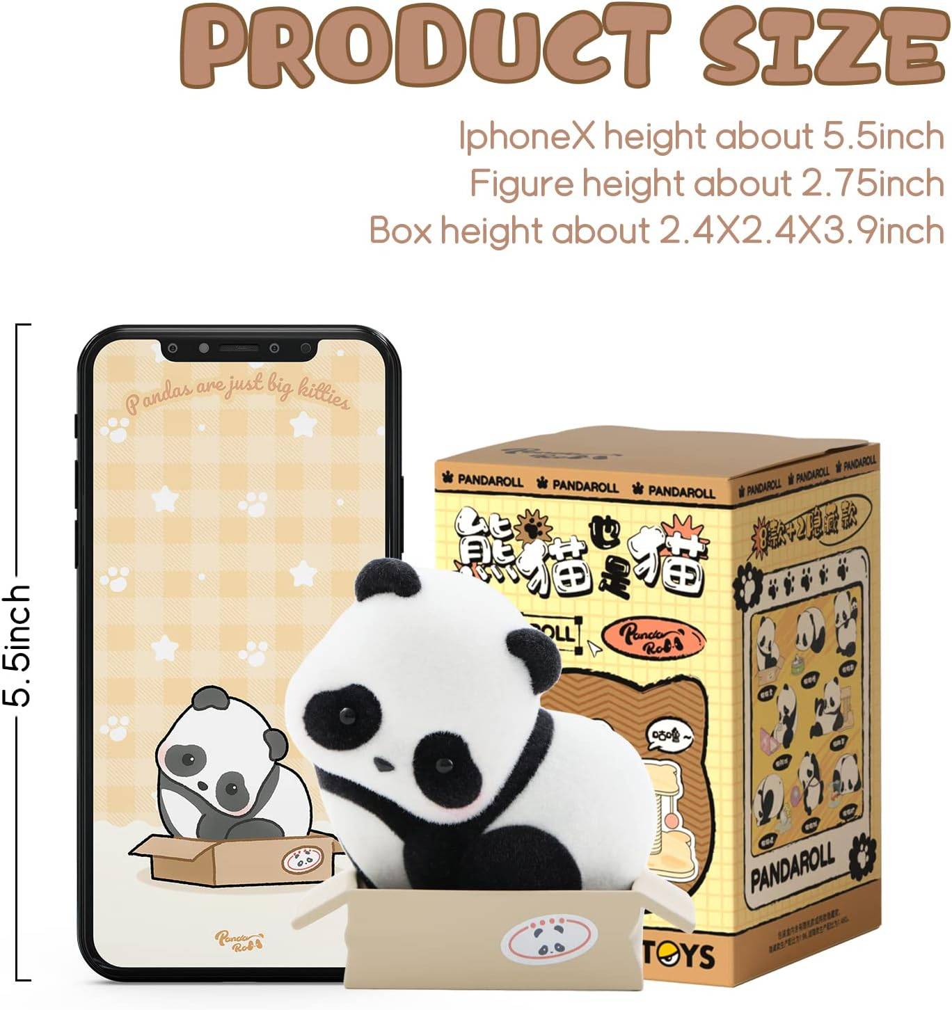 Blind Box: Panda Roll as a Cat Series - Flocked Mini Figure [52Toys ...