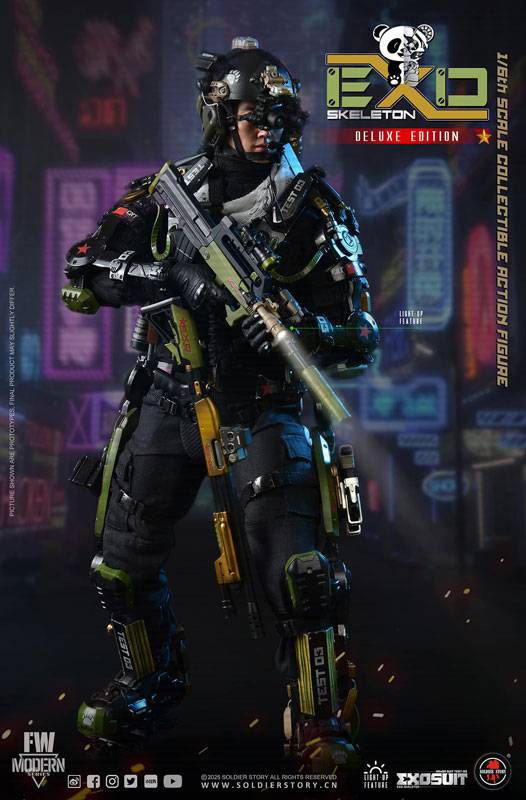 EXOSUIT 1/6: Exo-Skeleton Armor Suit Test-03 - Panda Division DX ...