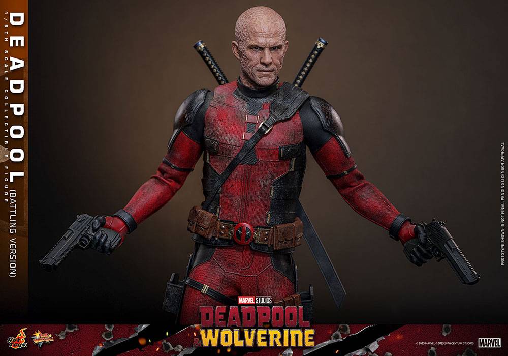 Movie Masterpiece: Deadpool & Wolverine - Deadpool 1/6 (Battling ...