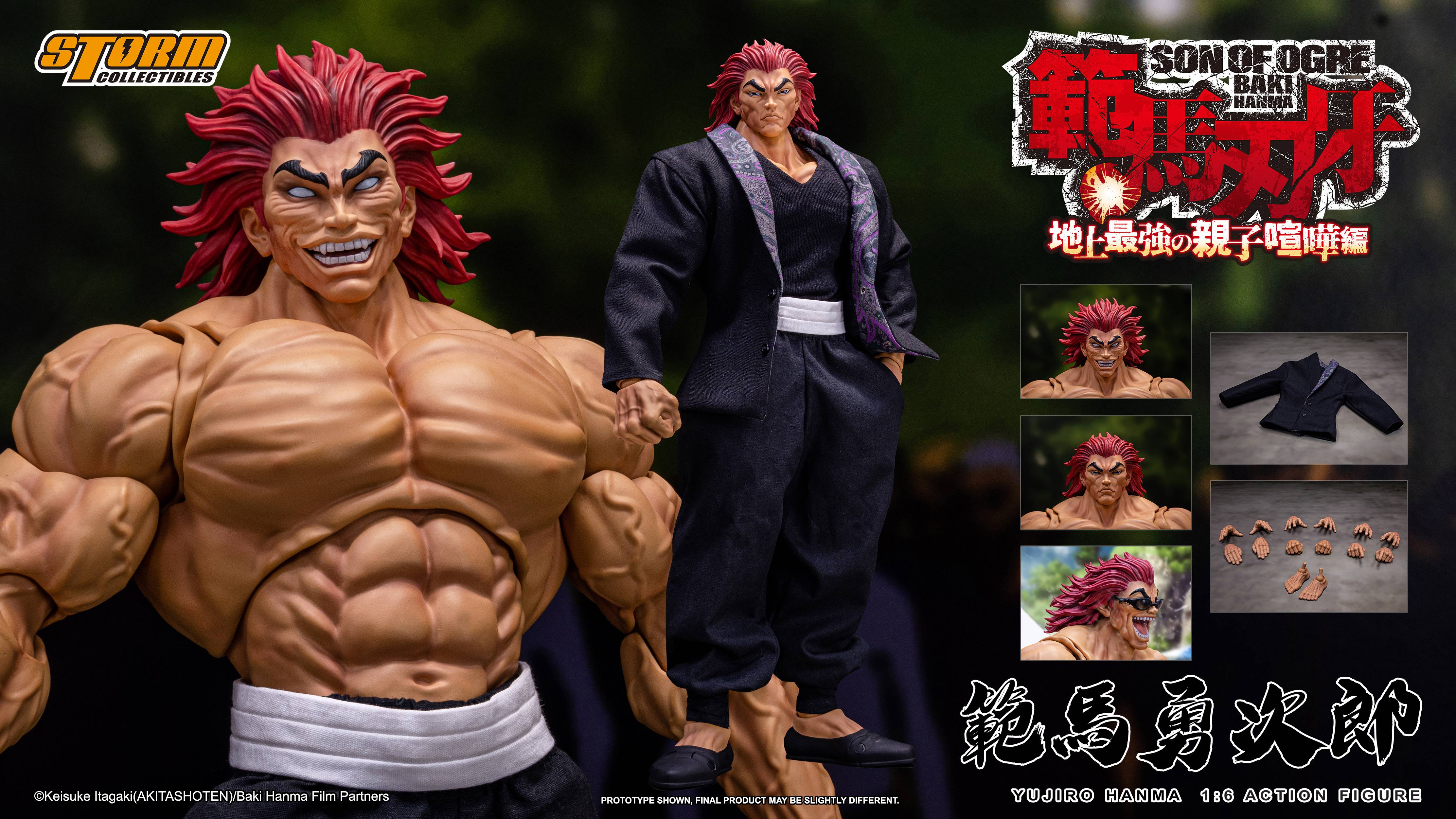 Action Figure: Son Of Ogre Baki Hanma - Yujiro Hanma 1/6 [Storm ...