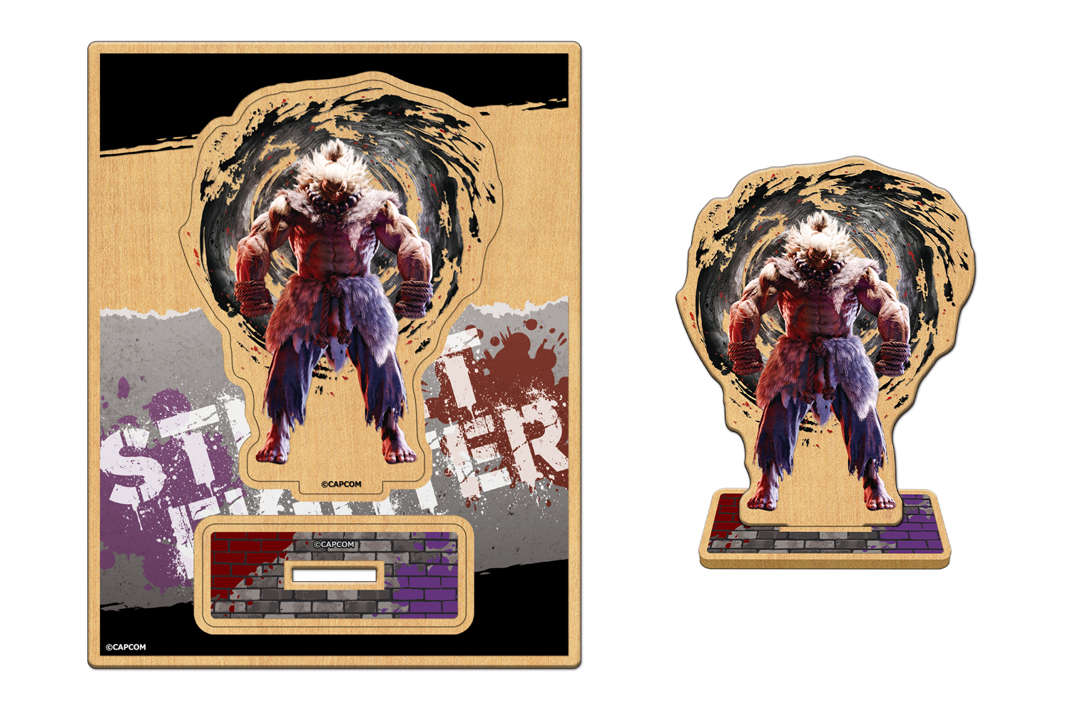 Street Fighter 6: Wooden Stand - Akuma [Canaria] - Nin-Nin-Game.com