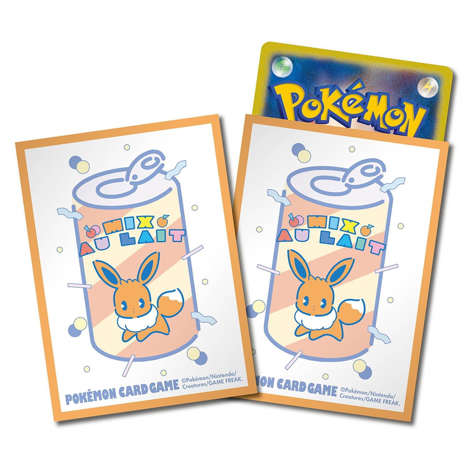 Pokémon Card Game: Deck Shield - Mix au lait - Orange (64 Sleeves ...