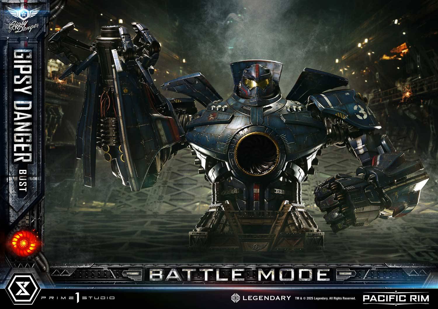 Prime 1 Statue: Pacific Rim - Life Size Bust - Gypsy Danger (Battle ...