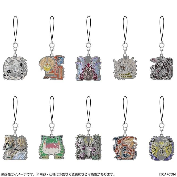 Monster Hunter Wilds: Metal Keychain - Monster Icon Collection (10 ...