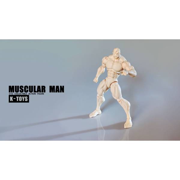 Action Figure: Muscular Male Body - White Skin 1/12 [K-Toys] - Nin-Nin ...