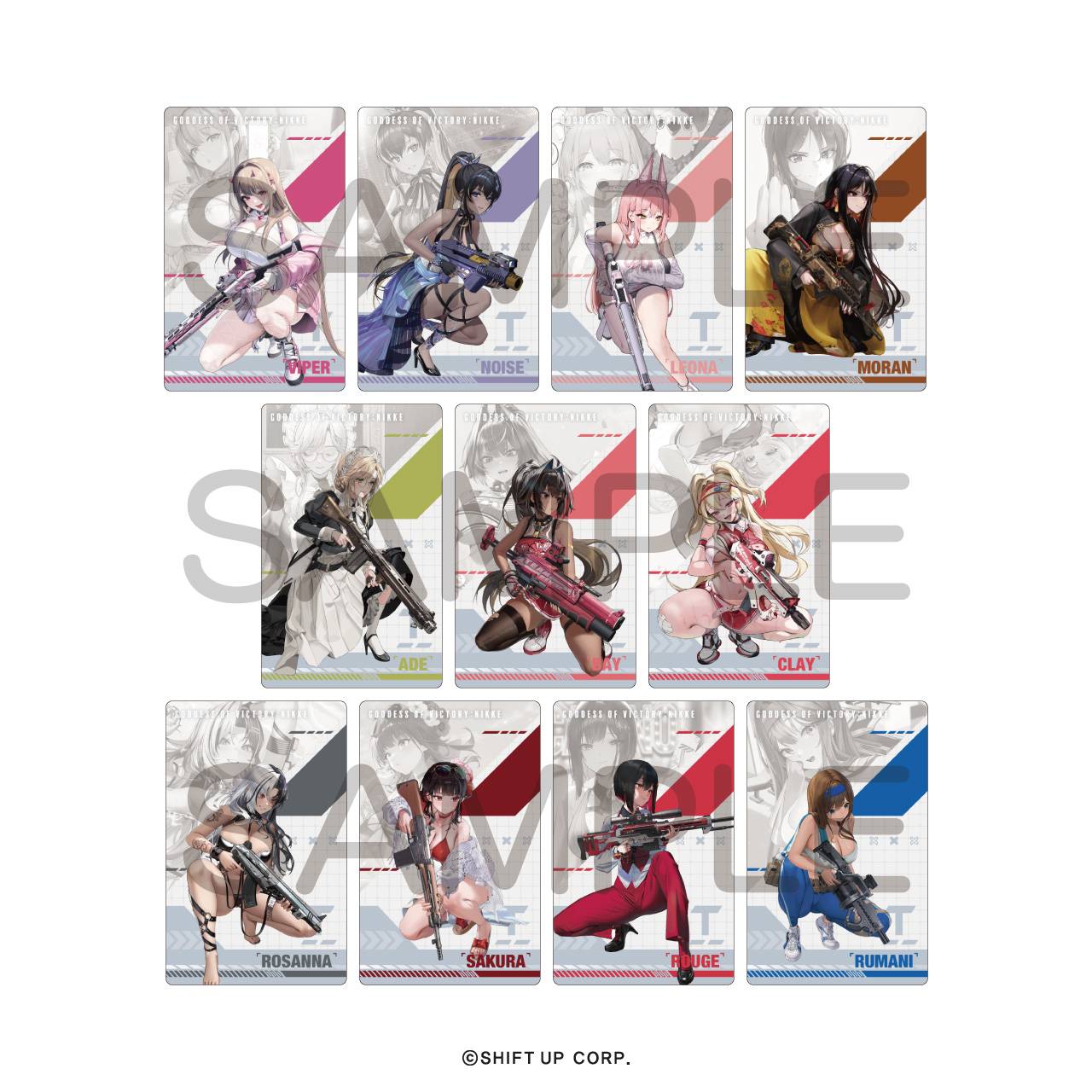 Goddess of Victory NIKKE: Gun Girl Metal Card Collection Vol.3 (10 Packs Box) [Algernon Product ...