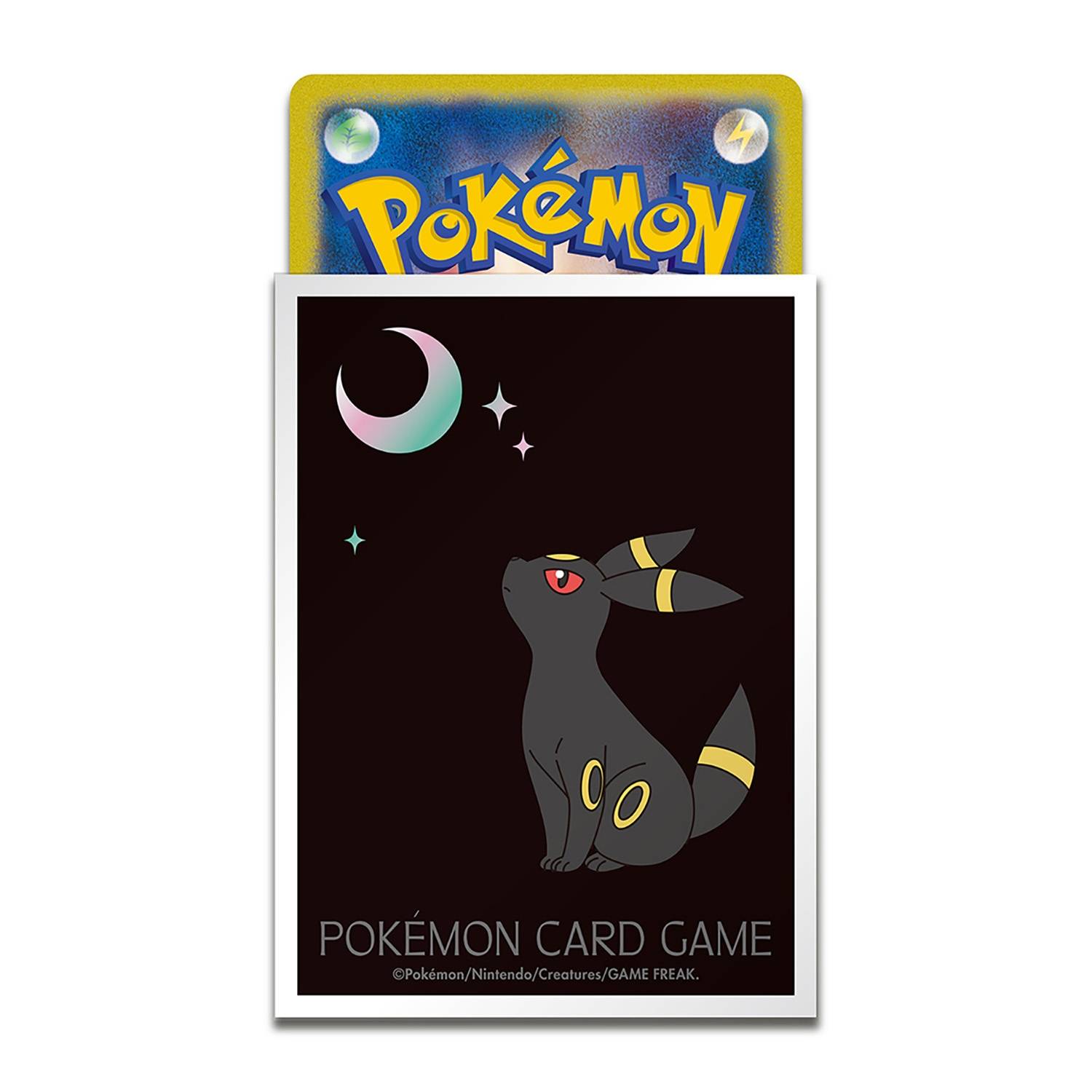 Pokémon Card Game: Premium Gloss Deck Shield - Umbreon and Moonlight (White) (64 Sleeves ...
