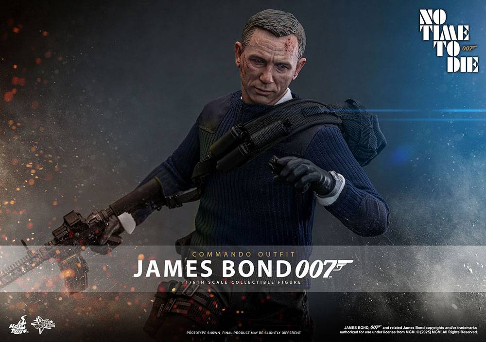 Movie Masterpiece: 007 No Time to Die - James Bond 1/6 (Commando Style ...