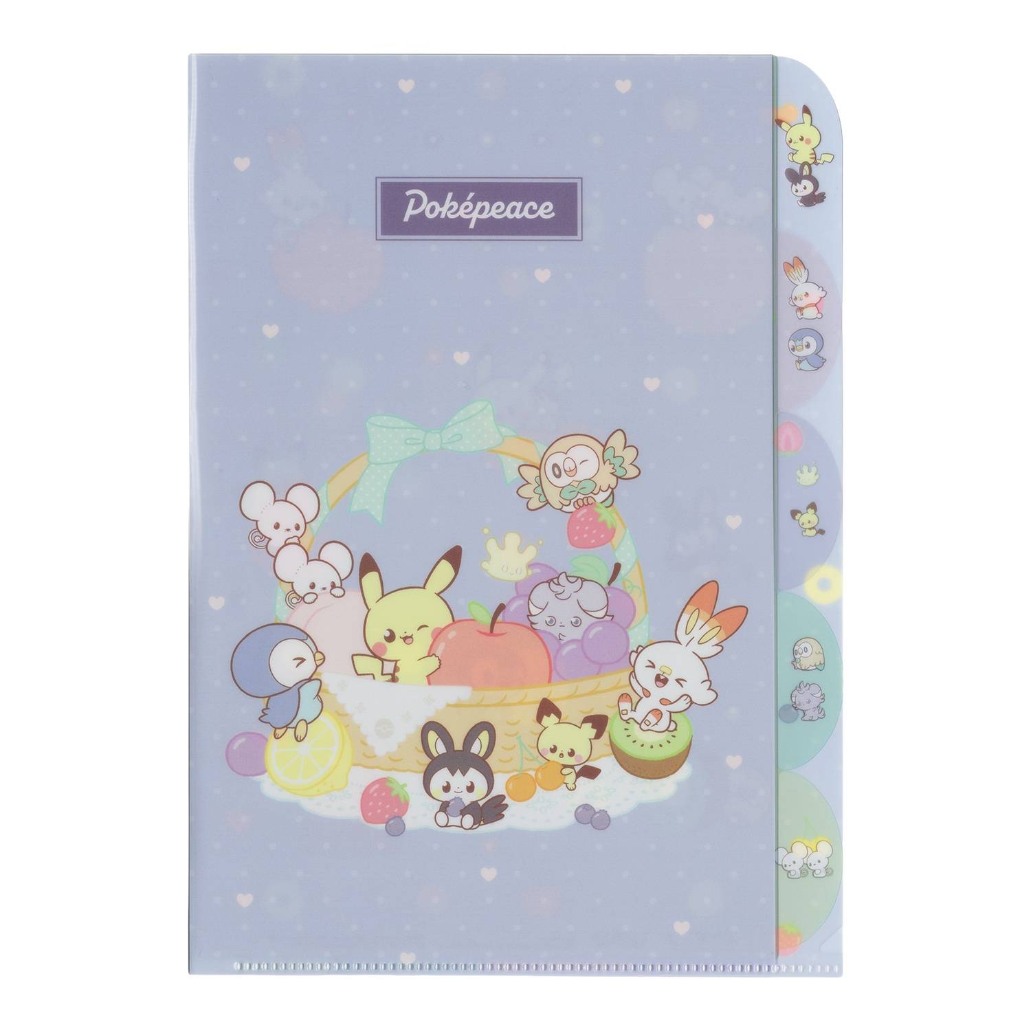 Pokémon: A4 Clear File (5 Pockets) - PokéPeace Mixed Fruit Series [The ...