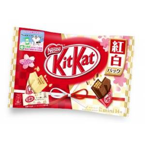 KIT KAT - red and white pack (1 Bag, 14 Mini Bars) [Food & Snacks ...