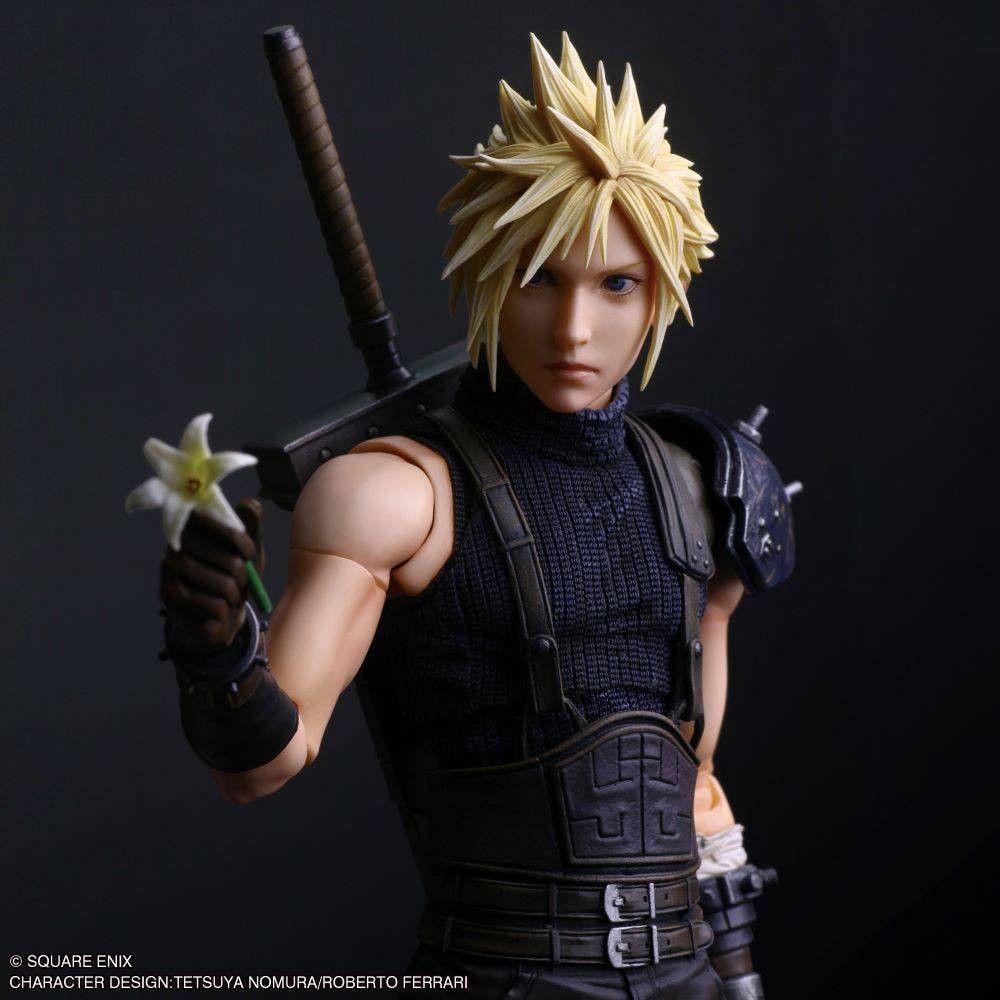 Final Fantasy VII Rebirth: Cloud Strife - Play Arts Shin [Square Enix ...