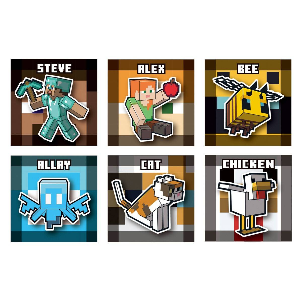 Shokugan: Minecraft - Sticker & Twin Wafer (20 Packs Box) [Bandai ...