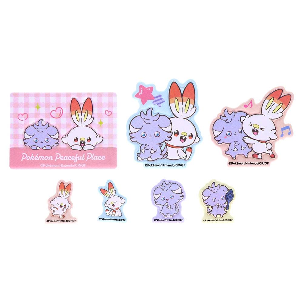 Pokémon PokéPeace: Sticker Set - Espurr & Scorbunny [The Pokémon ...
