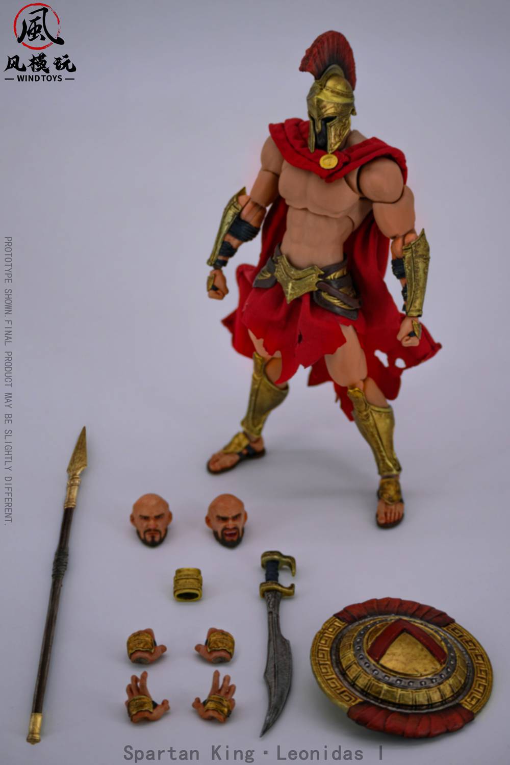 Action Figure: Spartan King Leonidas I 1/12 [Wind Toys] - Nin-Nin-Game.com