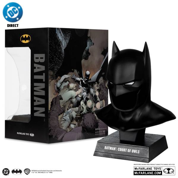 DC Direct: Batman Court of Owls - Batman Cowl 1/3 [McFarlane Toys ...