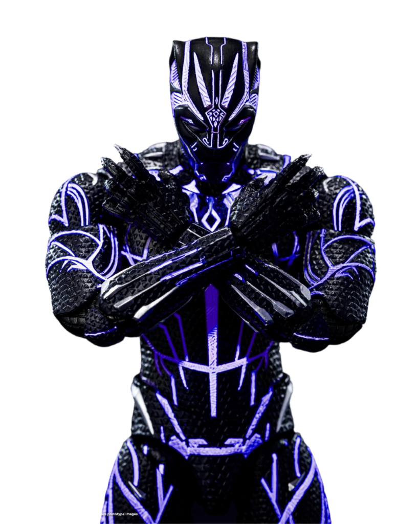 DLX 1/12: Marvel Studios / The Infinity Saga - Black Panther (Kinetic Energy Charged) [threezero ...