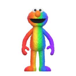 ReAction: Sesame Street - Elmo (Rainbow Ver.) [Super 7] - Nin-Nin-Game.com