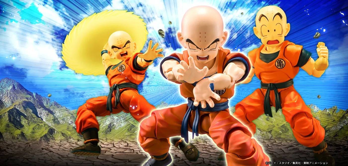 S.H.FIGUARTS: Dragon Ball Z - Krillin - The Earth's Strongest Man (2nd ...