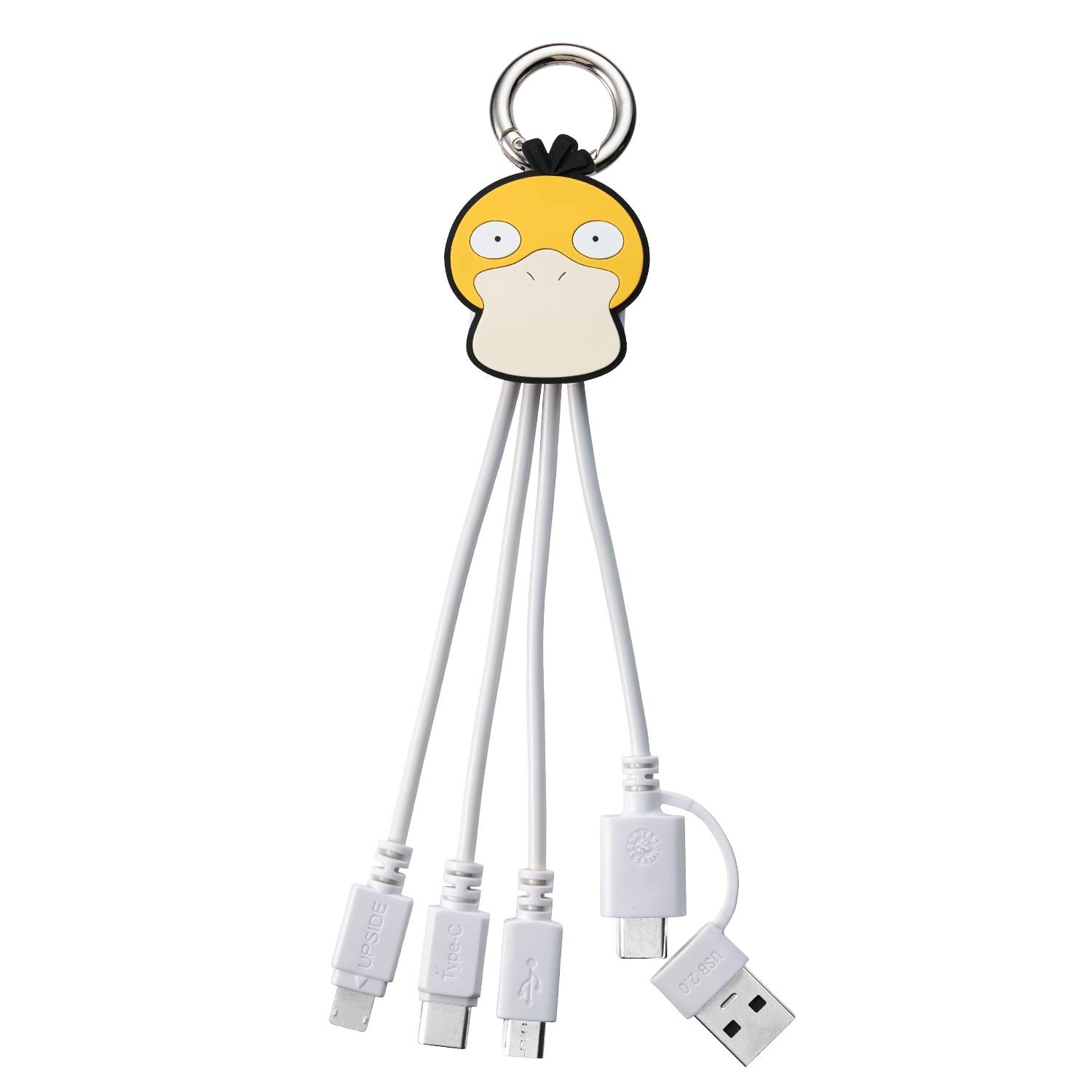 Pokémon: 3-in-2 Multi-Charging Cable - Psyduck [The Pokémon Company ...