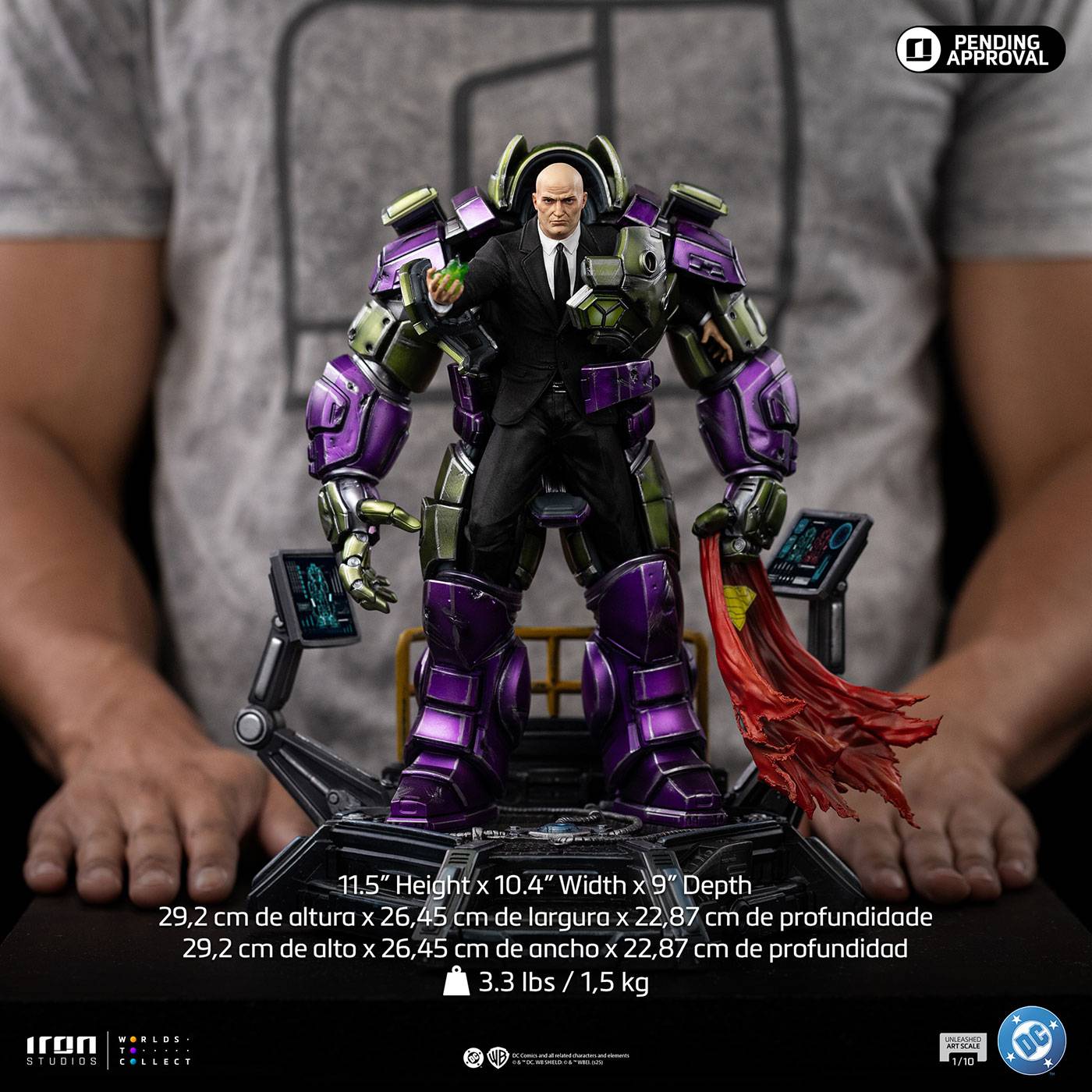 DX Art Scale: DC Comics - Superman - Lex Luthor (Unleashed ) 1/10 [Hot ...