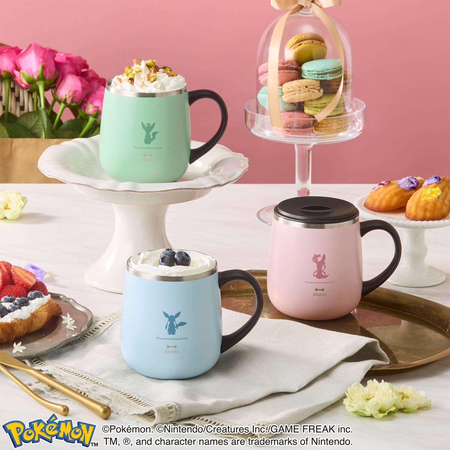 Pokémon x BRUNO: Stainless Steel Mug with Lid - Sylveon (Limited ...
