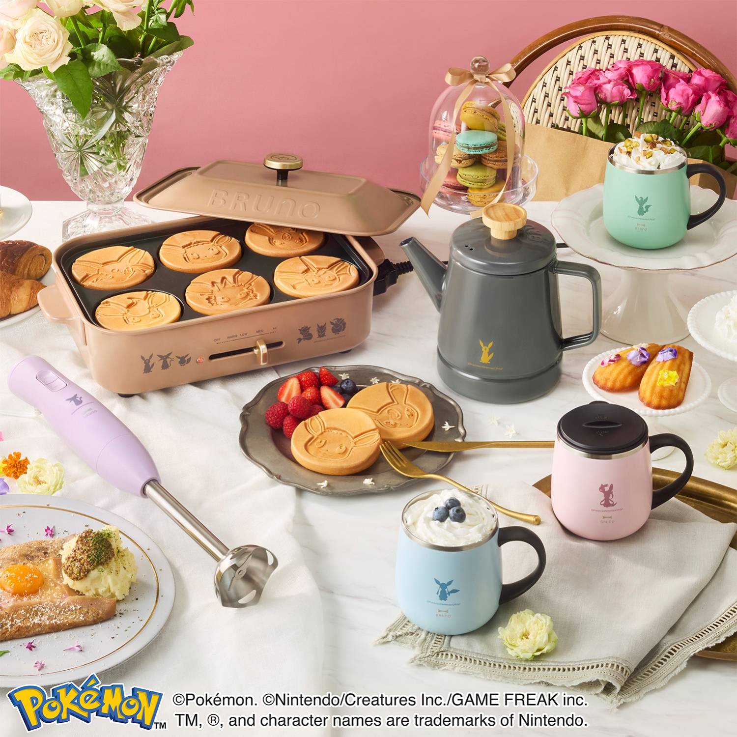 Pokémon x BRUNO: Stainless Steel Mug with Lid - Leafeon (Limited ...