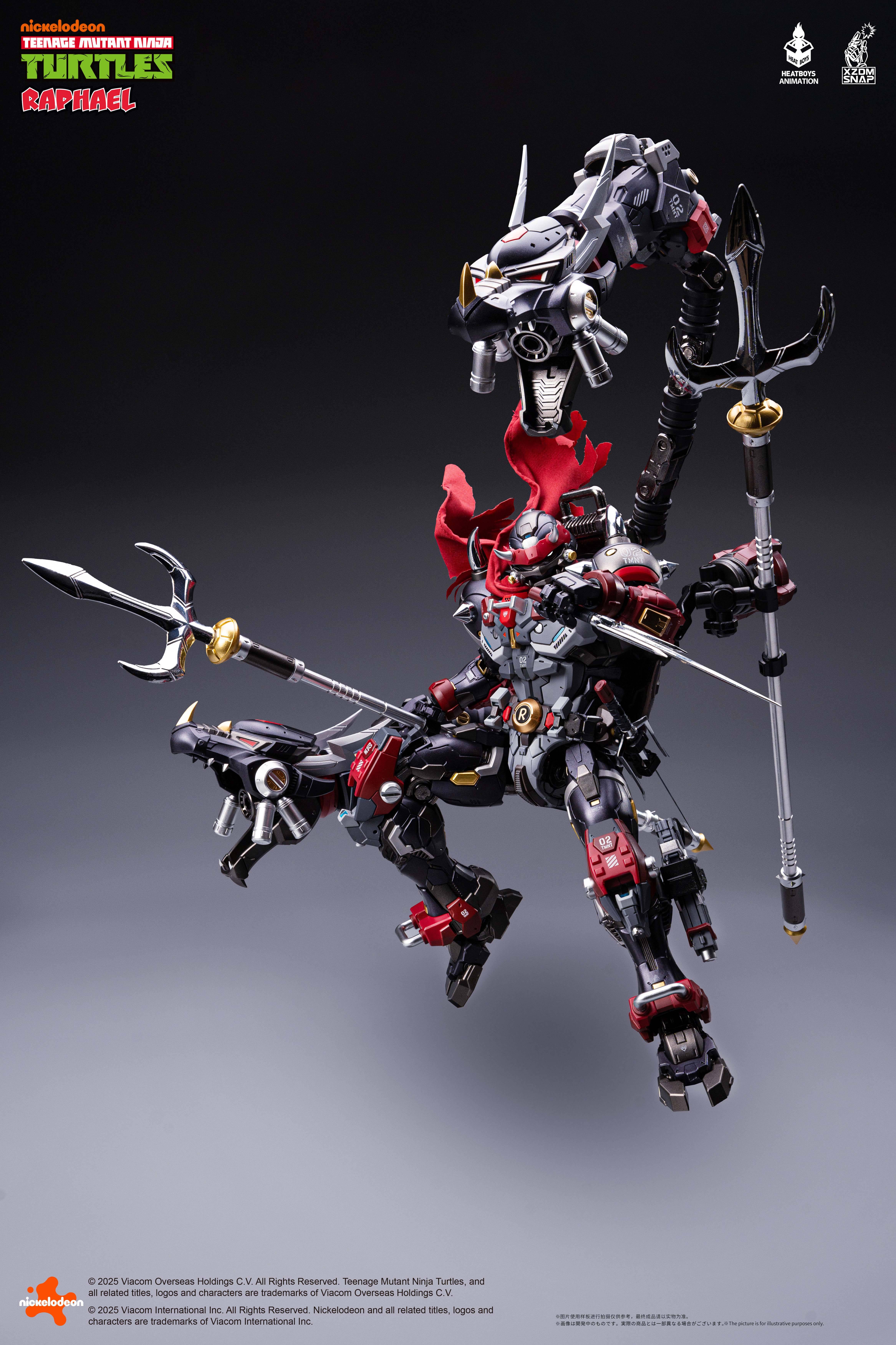 Teenage Mutant Ninja Turtles: Raphael - Akasatsu Ver. Metal Action ...