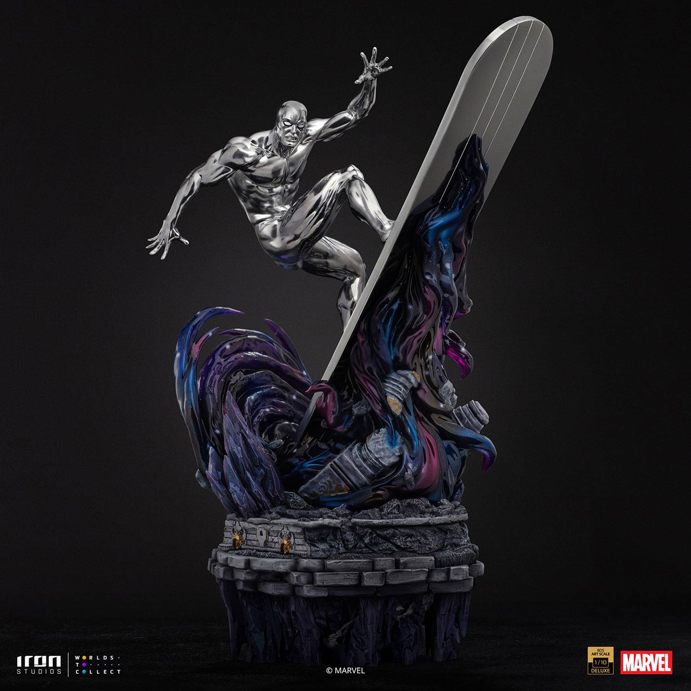 DX Art Scale: Marvel Comics - Silver Surfer (Comics Ver.) 1/10 [Iron ...