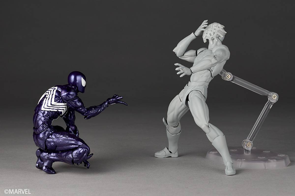 Amazing Yamaguchi / Revoltech: Spider-Man - Symbiote Spider-Man (Purple ...
