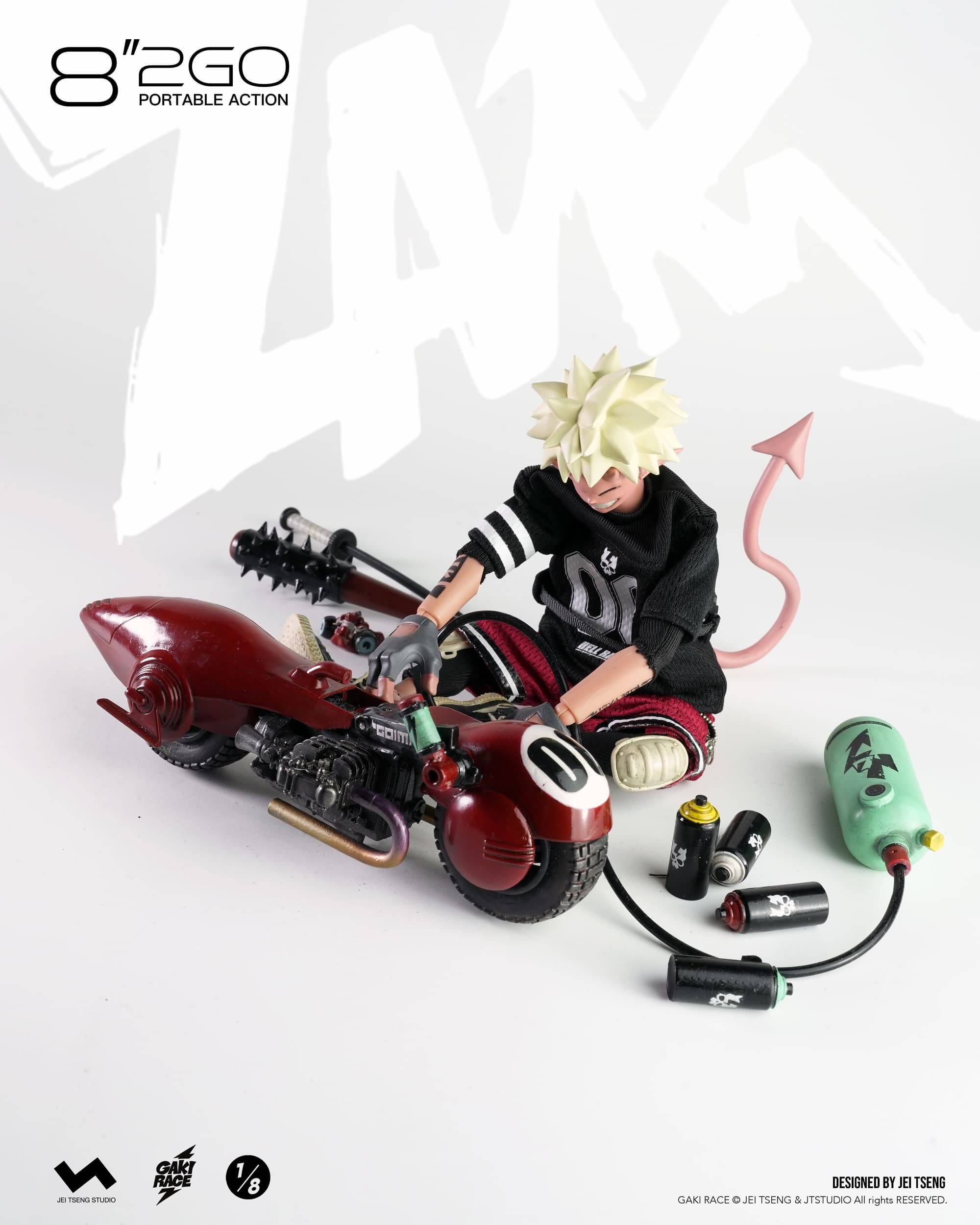 Gaki Race: 8''2GO - Zaiki 1/8 [JTSTUDIO x S14] - Nin-Nin-Game.com