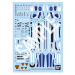 HG 1/100 Water Transfer Decal: Macross Frontier - VF-25G Messiah ...