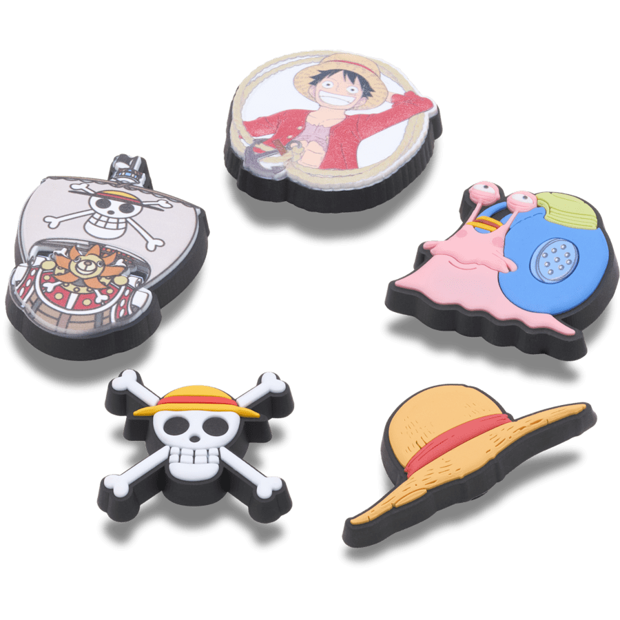 One Piece: Jibbitz™ Charms (Luffy) - 5packs box [Crocs] - Nin-Nin-Game.com