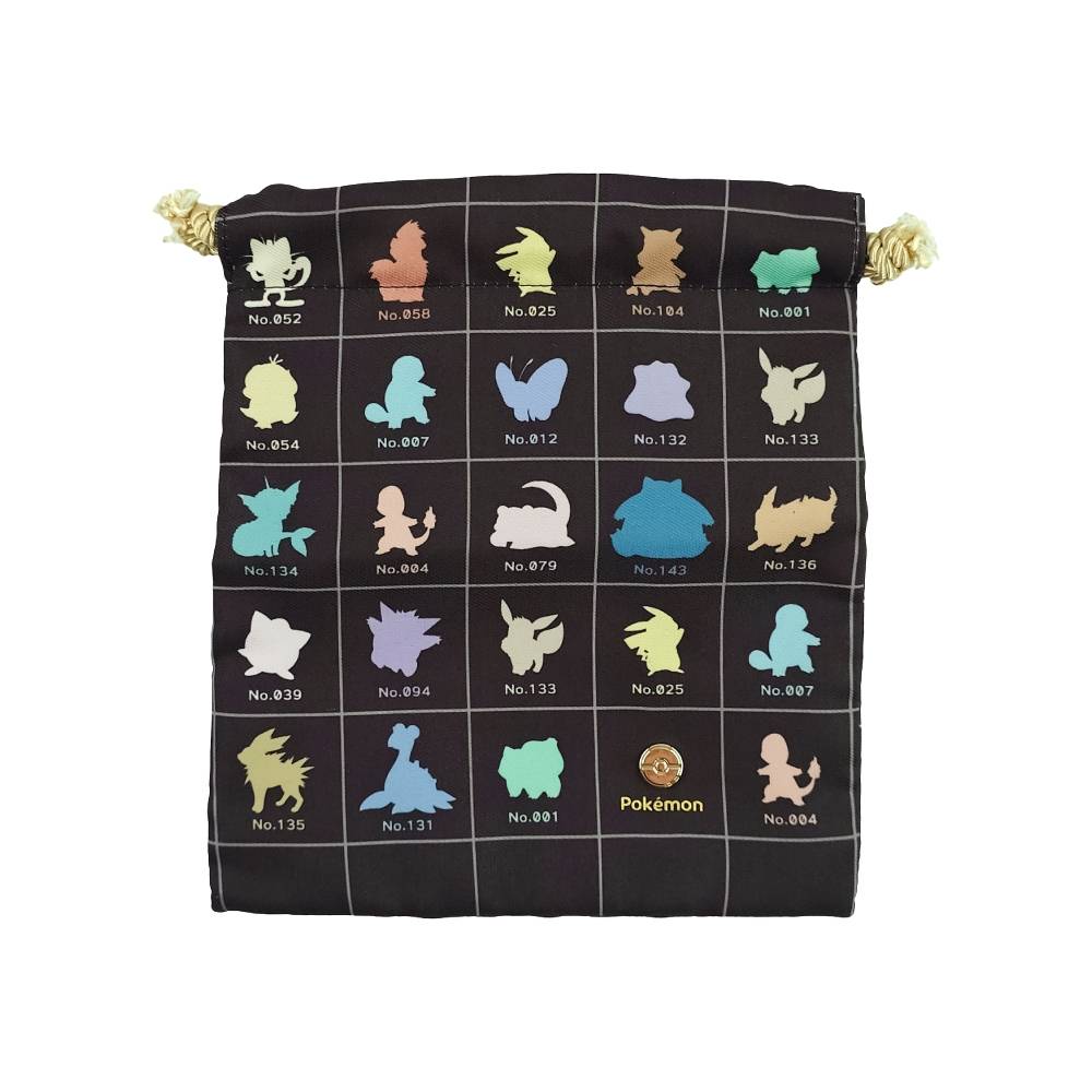 Pokémon: Drawstring Bag - Colorful Silhouette [The Pokémon Company ...