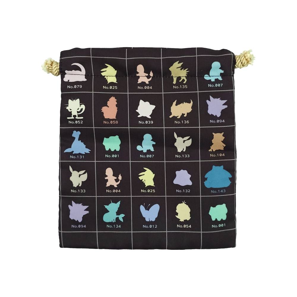 Pokémon: Drawstring Bag - Colorful Silhouette [The Pokémon Company ...