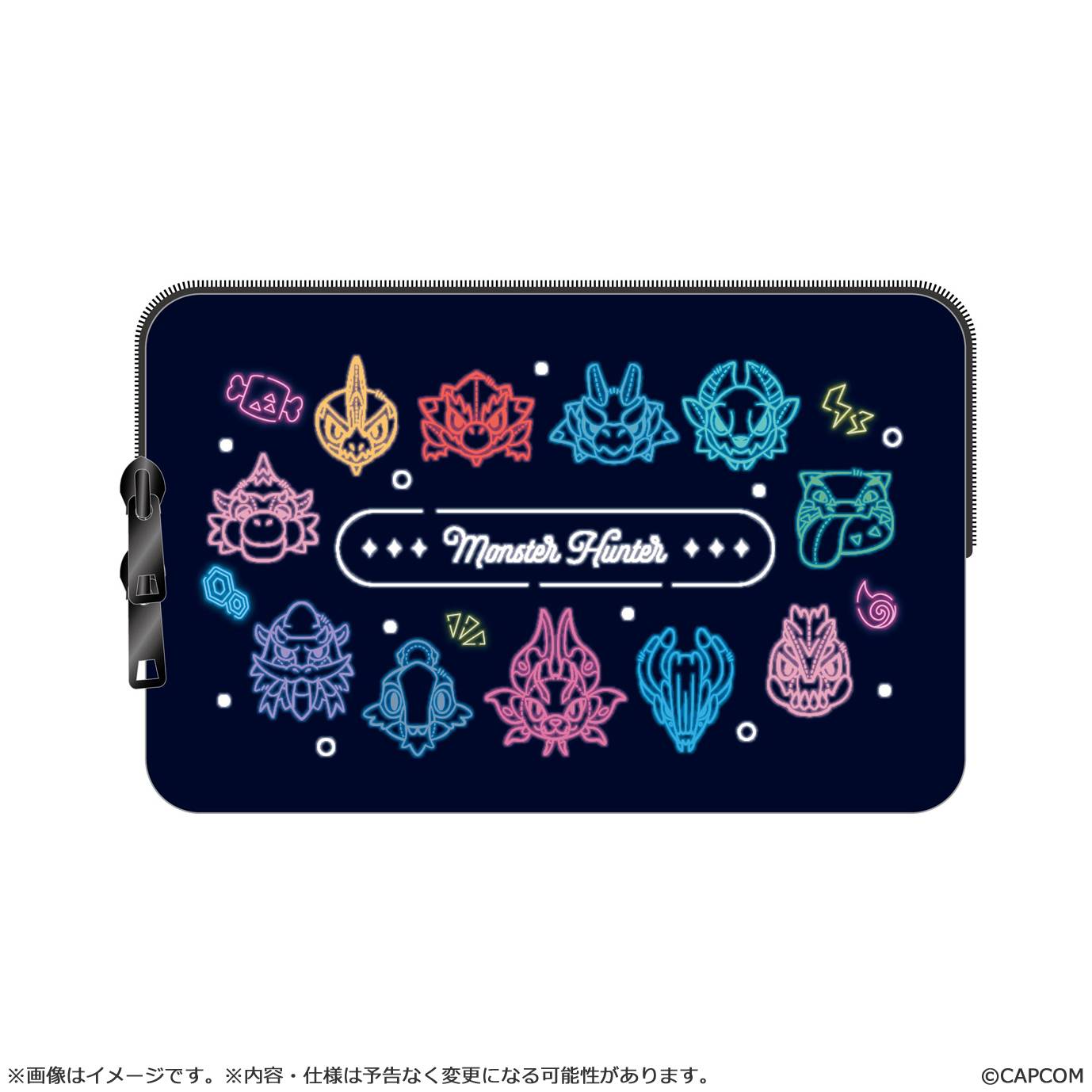 Monster Hunter: MonDefo Pouch - Neon Theme [Capcom] - Nin-Nin-Game.com