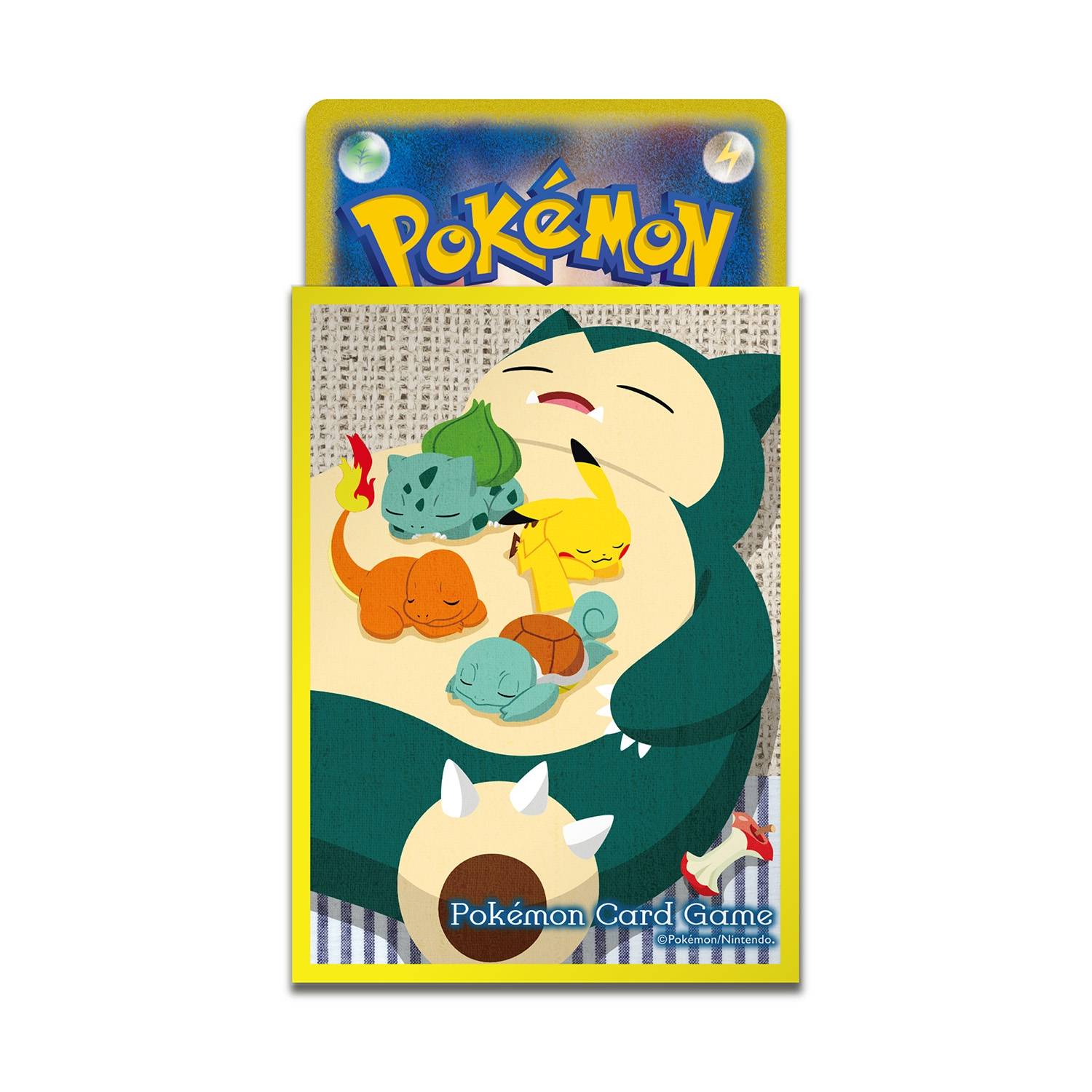 Pokémon Card Game: Snorlax Deck Shield - 64 Sleeves (Yellow) (Limited ...